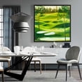 Begin Home Decor 2081-3636-LA83 36 x 36 in. Big Golf Course - Framed ...