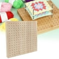 Crochet Blocking Board Durable DIY Crafting Pegboard for Crochet for ...