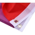 Rainbow Pride Flag 6 Stripes 3x5ft, Vivid Color UV Fade Resistant ...