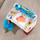 Step2 Deluxe Art Master Desk Plastic Kids Activity Center and Table ...