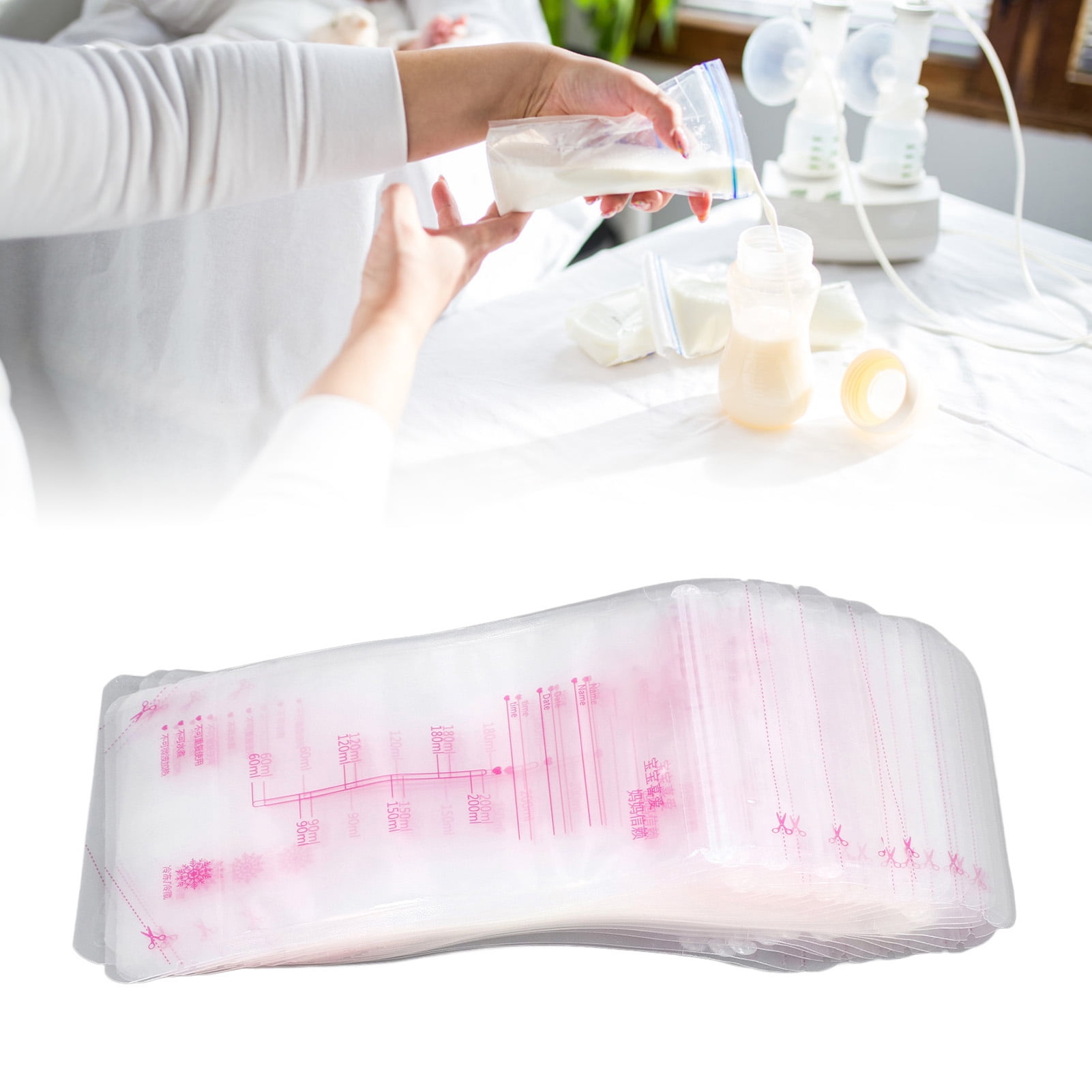 Bolsas De Almacenamiento De Leche Para Lactancia Materna, 200 Ml Baby ...