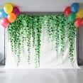 Green Eucalyptus Leaves Photography Backdrop 8x6FT, Summer Watercolor ...