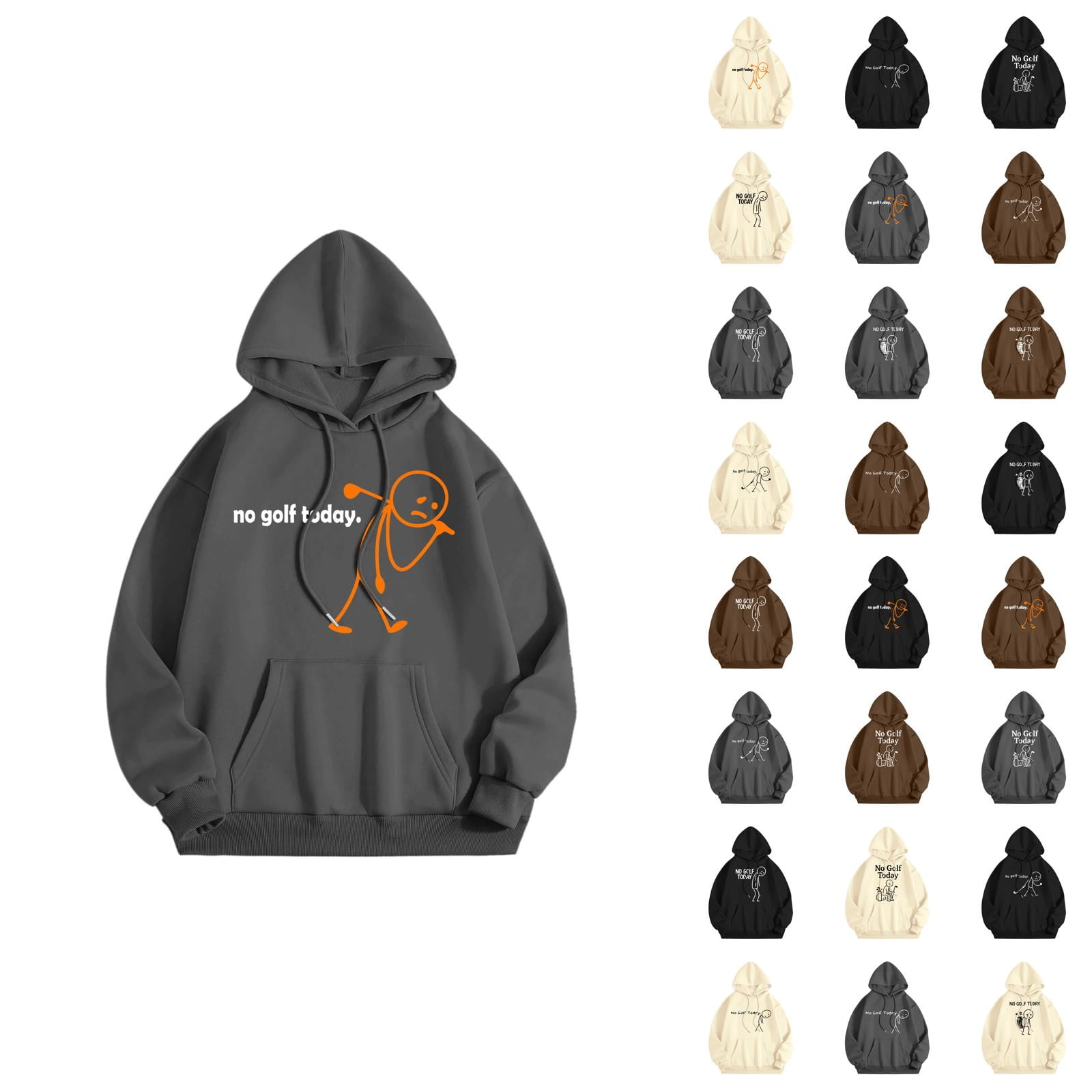 Click here for Generic No Golf Today Hoodie Women Funny Sad Stick... prices