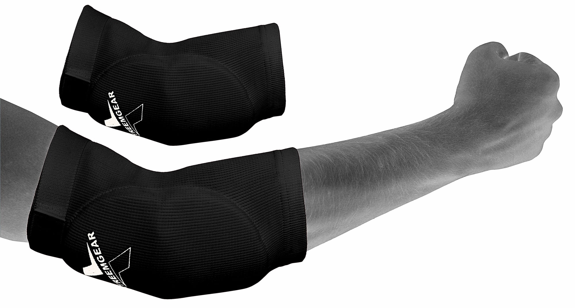 Adjustable Elbow Brace Support Elastic Wrap Pain Relief Pad Protector ...