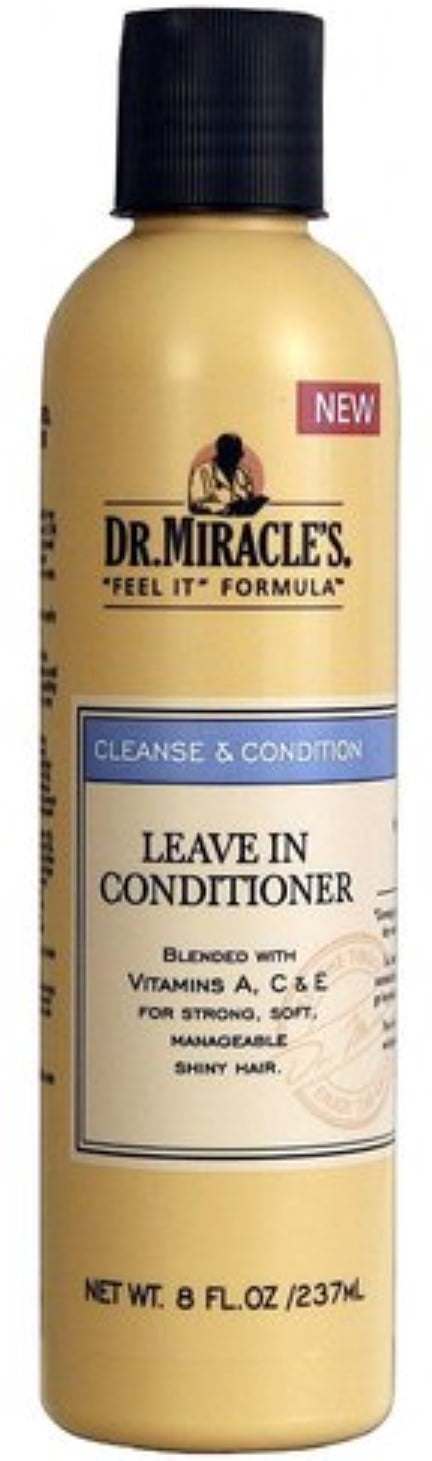 Dr. Miracle's Cleanse & Condition Leave-In Conditioner, 8 oz (Pack of 3 ...
