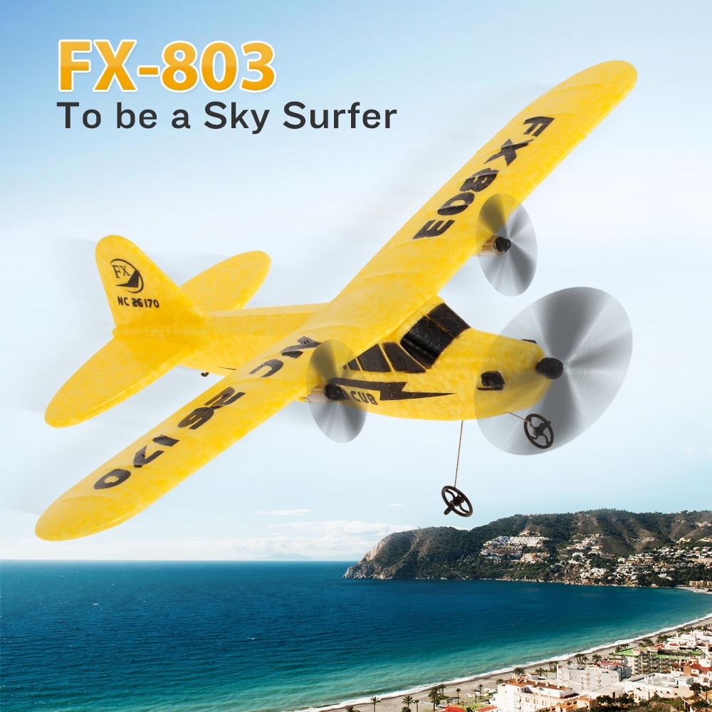 FX-803 2.4G 2CH 340mm Wingspan Remote Control Glider Fixed Wing RC ...