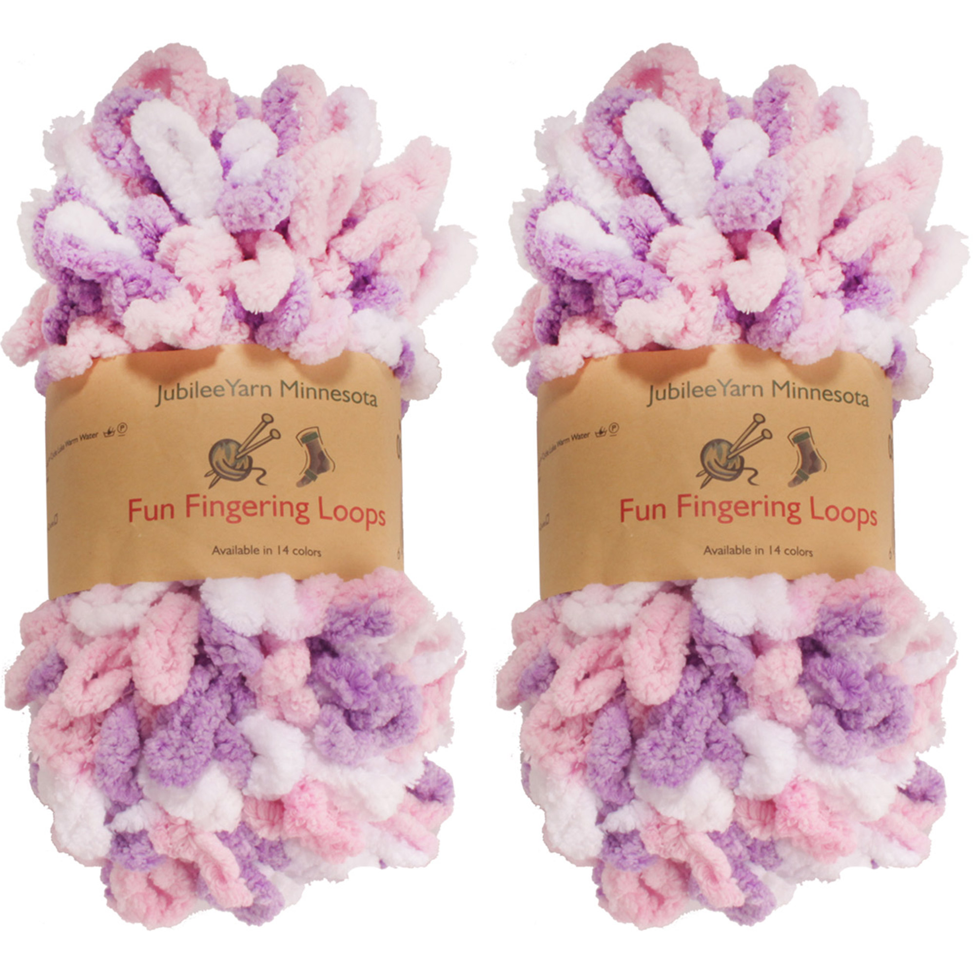 BambooMN Finger Knitting Yarn - Fun Finger Loops Yarn - 100% Polyester ...