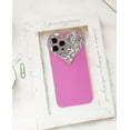 Cute 3D Glitter Case for iPhone 11, Sparkling Aesthetic Heart Gems ...