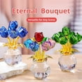 Agiufgs Crystal Flower Ornament 3.94, Refracts Light for Stunning ...