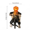 Sound Activated Animated Skeleton Riding Tricycle Prop,Light Up Talking ...