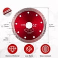 5 Pcs 4 1/2 inch Ultra-Thin Tile Cutter Diamond Saw Blades, Glass ...