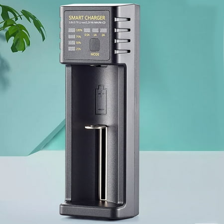 Battery Charger USB Smart Single Lithium Battery Charger; Slot Cell ...