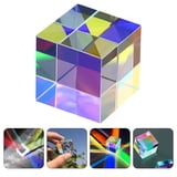 Small Glass Prism Decoration Garden Window Ornament Clear Glass Prism ...