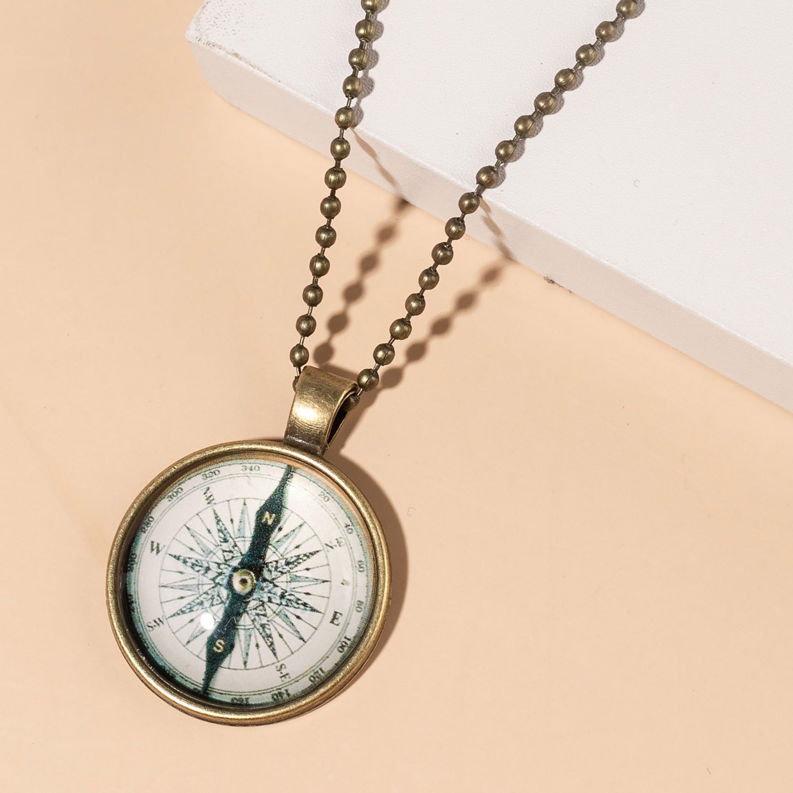 Old Compass With Chain