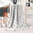 50x60 Inch Flannel Fleece Blanket for Men, Women & Kids, Soft ...