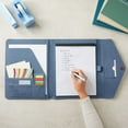 Professional Legal Notepad Portfolio, Blue Folio Notebook, Office ...