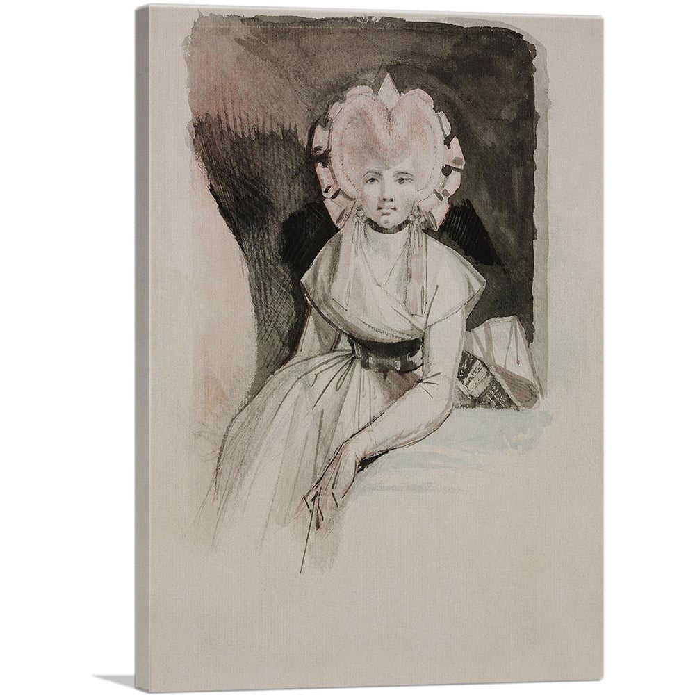 ARTCANVAS Portrait Of Mrs Fuseli Canvas Art Print by Henry Fuseli ...