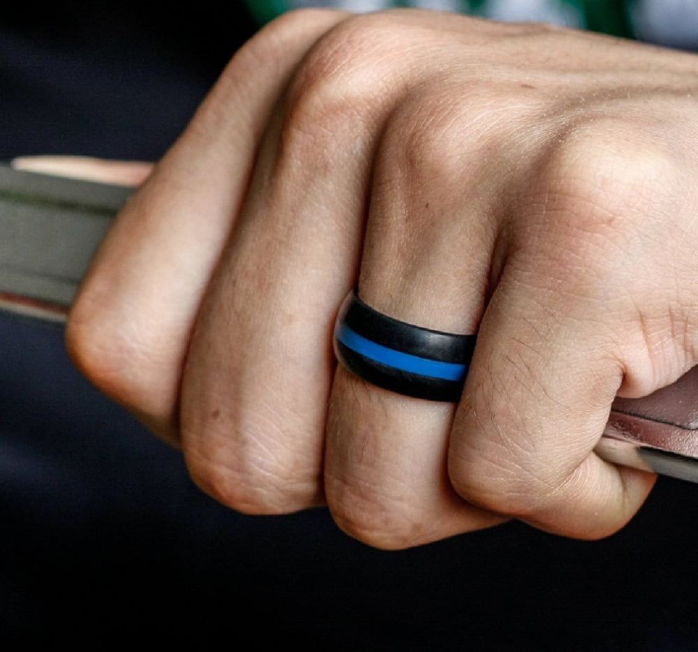 Rinfit Silicone Rings For Women Men Couple Sets Rubber