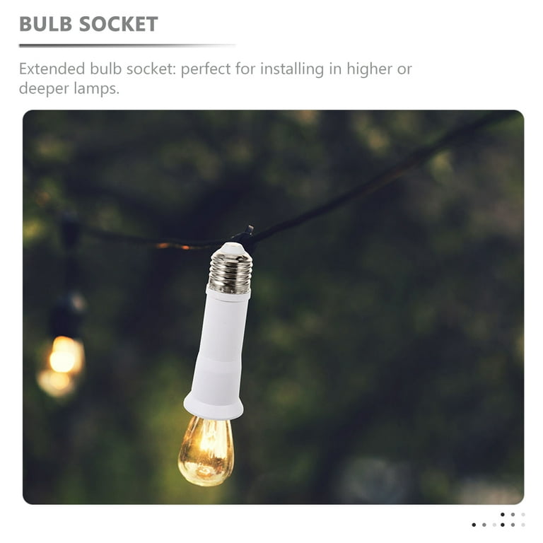 Long Life Light Bulb Extenders Bulb Socket Extender E27 Socket Outdoor