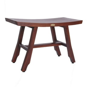Asian Teak Shower Stool - Walmart.com