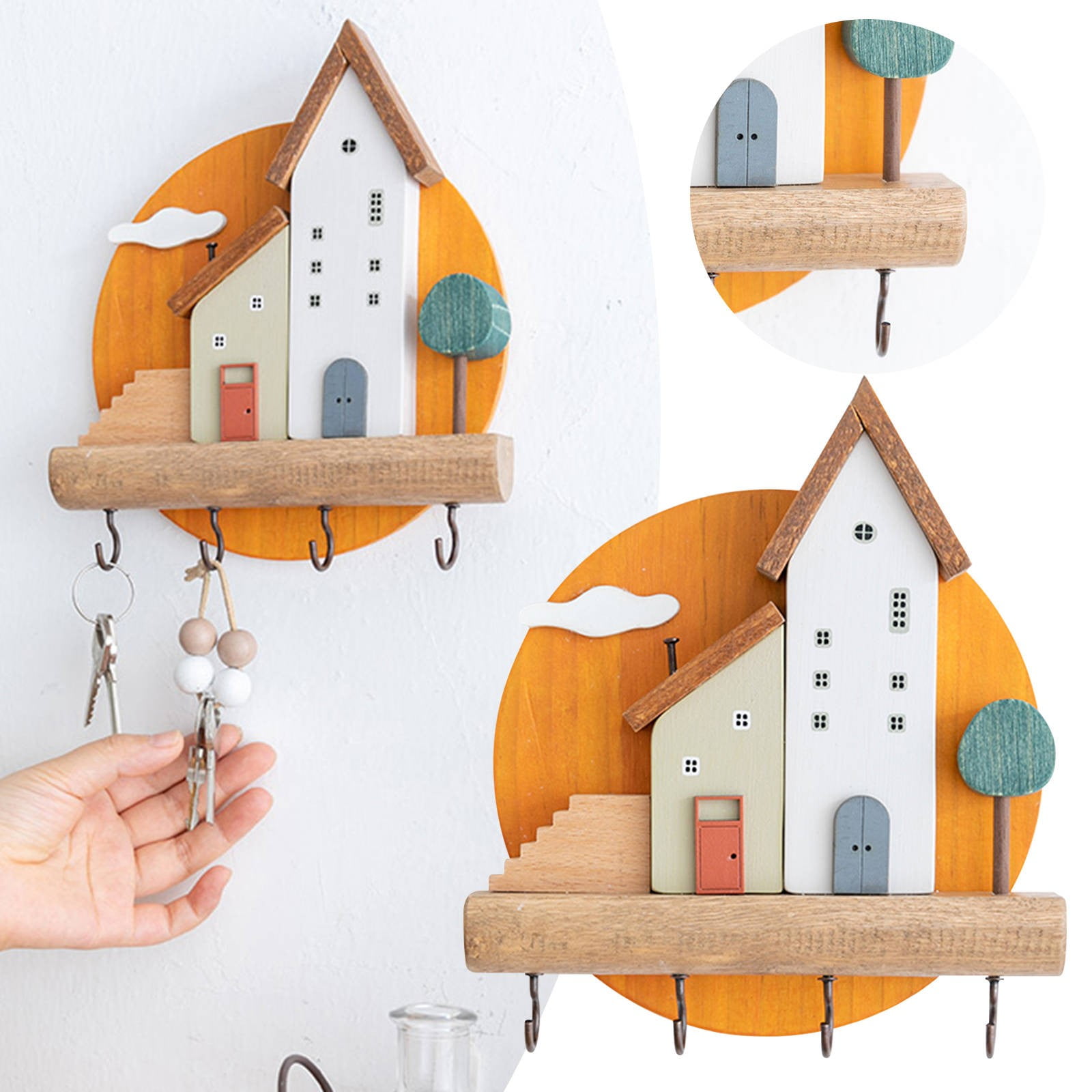 Click here for Silver Coin Hub Key Holder For Wall Key Hook Key H... prices