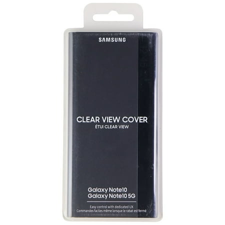 Samsung Clear View Cover for Samsung Galaxy Note10 / Note10 5G - Black ...