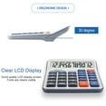 Osalo OS-6M Basic Calculator, 12-Digit, Large LCD Display, Battery ... Osalo OS-6M Basic Calculator, 12-Digit, Large LCD Display, Battery ...