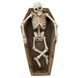 Design Toscano Lounging Skeleton Casket Catch-all Sculpture: Set of ...