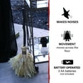 Haunted Hill Farm 26 In. Animatronic Witch's Broomstick with Spooky ...