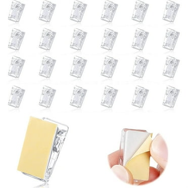 Advantus Panel Wall Clips for Fabric Panels, Standard Size, White, 20 ...