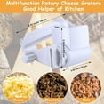 Casewin Rotary Cheese Grater, Cheese Grater, Fruit/Cheese Slicer ...