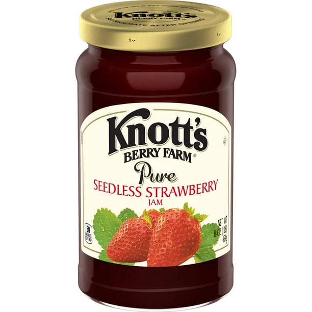 Knott's Berry Farm Seedless Strawberry Jam, 16-Ounce - Walmart.com ...
