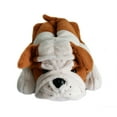 Onmygogo Funny Bulldog House Shoes, Fuzzy Winter Indoor Plush Slippers ...