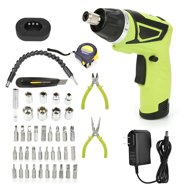 Electric Drill Kit Electric Screwdriver Cordless Electric Drill Screw ...