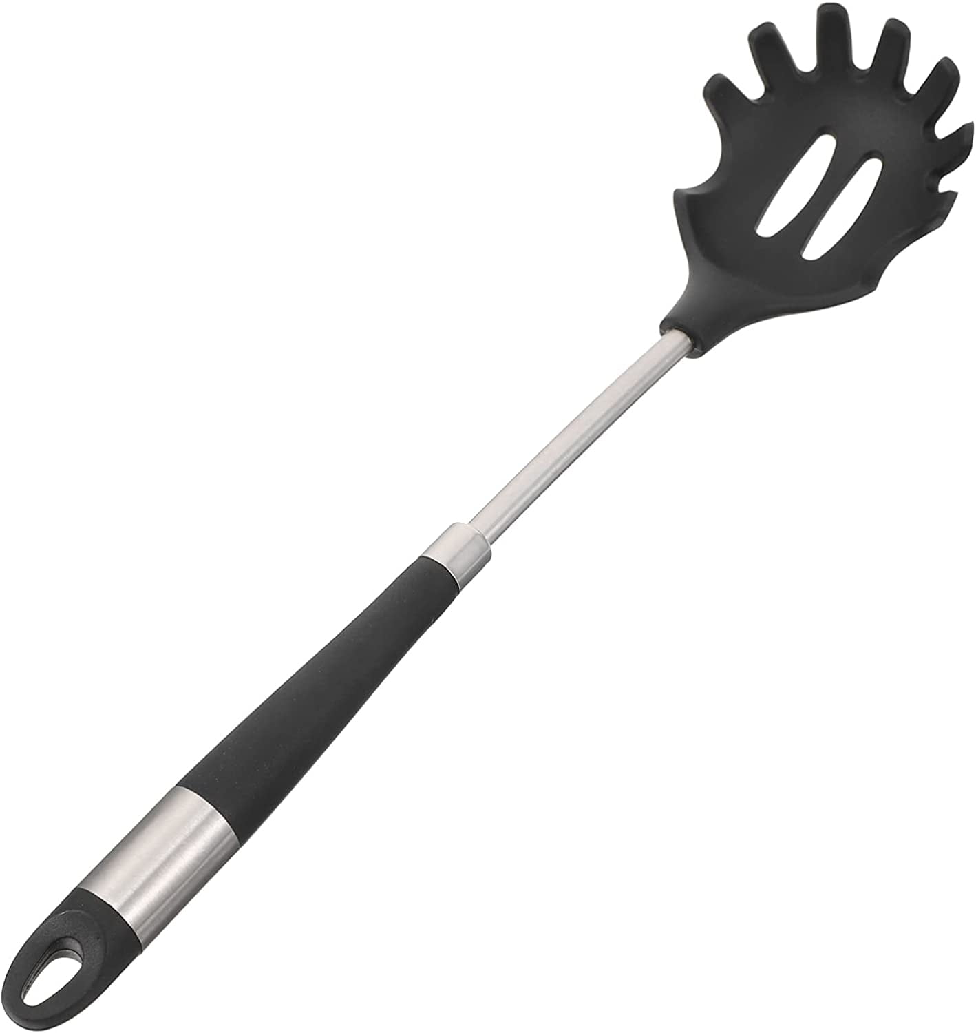 Silicone Pasta Fork Noodle Spoon Spaghetti Strainer Server Spoon ...