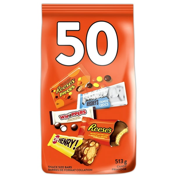 50ct Assorted Chocolate, 513g, Hershey chocolate variety pack includes ...