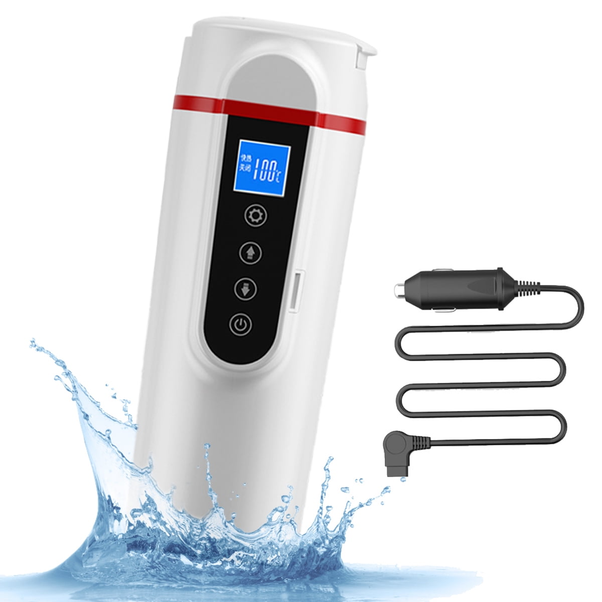 verlacod 12V 24V Car Heating Cup 420ML Smart Temperature Control ...