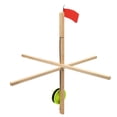 3-Pack Wooden Ice Fishing Tip Ups with High Visibility Flag, 50m Nylon ...