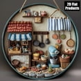 HELLOYOUNG Rustic Round Metal Sign 8x8 Inch, 2D Wall Art for Bar Pub ...