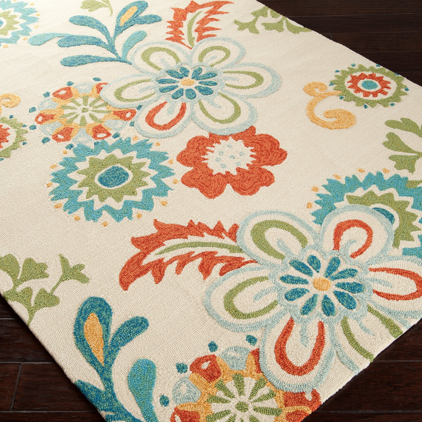 Surya Storm 3 Hand Hooked Polypropylene Rug - Walmart.com
