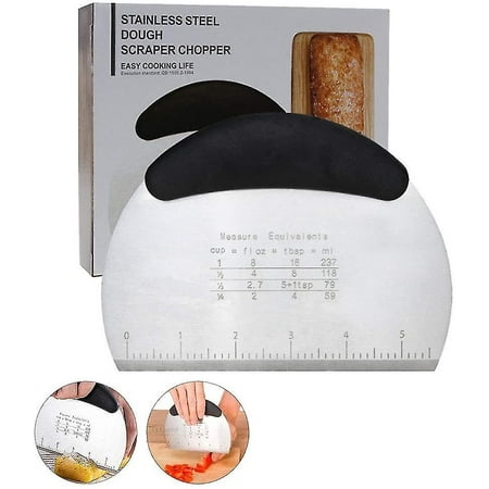 Scraper Flour, Stainless Dough Knife, Pastry Scraper, Dough Cutter ...