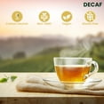 Premium Decaf Peach Herbal Green Tea Bags 50 Pack Designer Tin, Eco ...