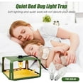 2 Pack Flea Traps for Inside Your Home with 4 Sticky Pads & 6 Bulbs & 2 ...