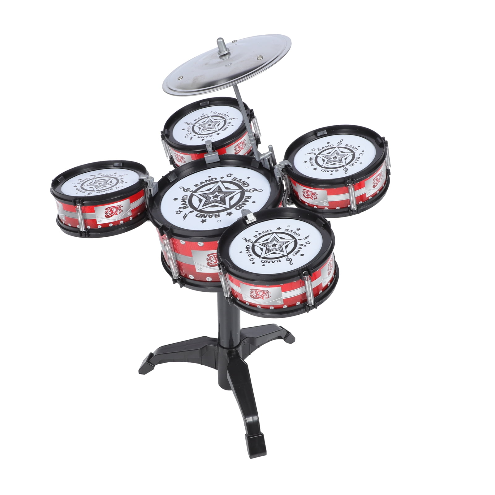 1 Set Of Children Drum Set Beginners Practice Drum Simulation Drum Set ...