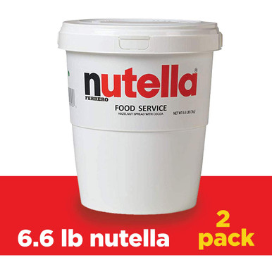 Nutella Chocolate Hazelnut Spread, Bulk Size for Food Service (3kg) 6.6 ...