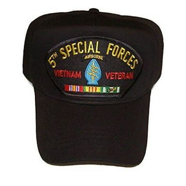 US ARMY SPECIAL FORCES MACV SOG VIETNAM VETERAN HAT W/ RIBBONS DE ...