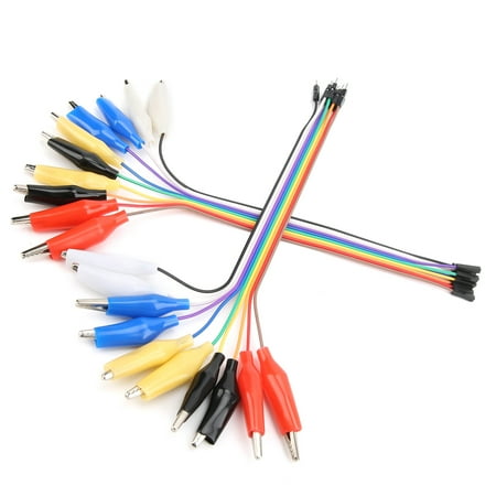 Loewten Male Jumper Wire With Clip,Jumper Wire With Clip,Crocodile Clip ...