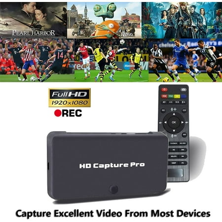 Game Capture Card HDMI Video Recorder Device w/Mic - HD Gaming Cloner ...