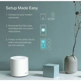 TP-Link Wi-Fi 6 AX3000 Deco W6000 Whole Home Mesh Router System (2-Pack ...