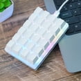 24-Key Keypad Mechanical Keyboard with Custom Shortcut Programmable Function, Suitable for ...